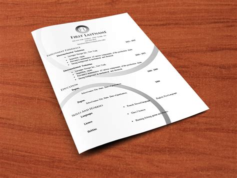 Free Cv Templates To Edit 554 To 560 Get A Free CV