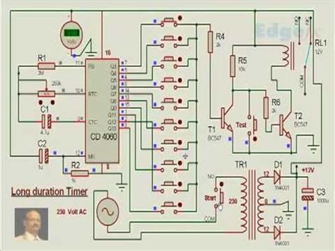 Long Duration Timer Circuit Simple Electronics Projects Simple Timer Circuit Edgefx Artofit