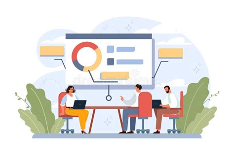 Business Analytics Financial Operation Optimization Strategy Development Stock Vector