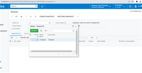 New Tenant Creation Community