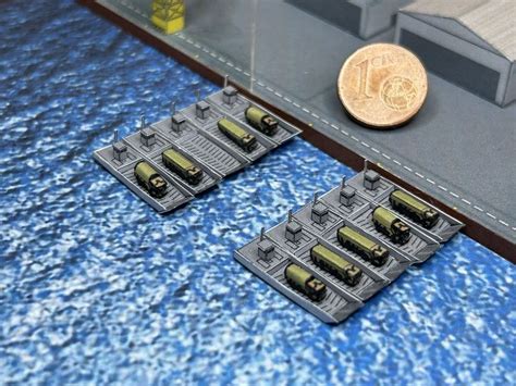 11250 German Amphibious Task Force With 30 Lcm Paper Model Ecardmodels