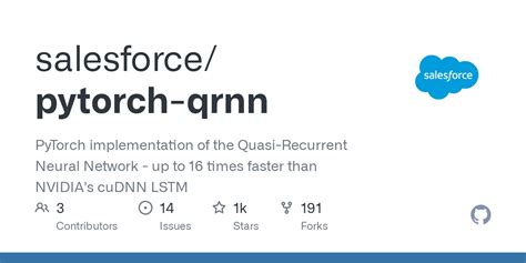 github salesforce pytorch qrnn pytorch implementation of the quasi recurrent neural network