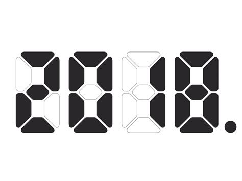 时钟字体 cjh design 站酷zcool