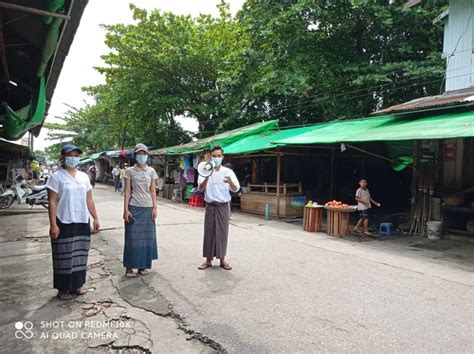 ကျိုက်လတ်မြို့၌ ပြည်သူများကိုဗစ် ၁၉ ရောဂါကူးစက်မှု ထိန်းချုပ်နိုင်ရေး လိုက်နာရမည့် အချက်များ