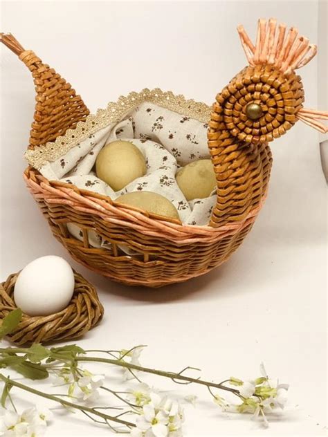 Великодній кошик курочка — ціна 500 грн у каталозі Все для свята Купити товари для дому та