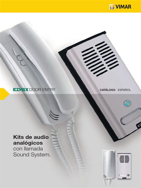 Catálogo De Kits De Audio Analógicos Pdf Enchufes Y Tomas De