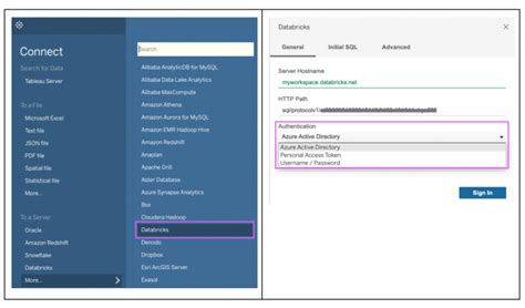 Improved Tableau Databricks Connector Now Includes Azure Ad Authentication Support The