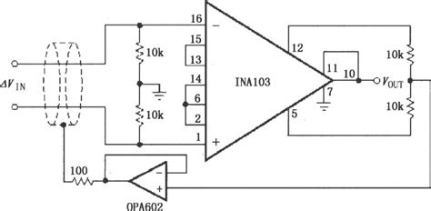 The Output Stage Gain Adjustment Circuit INA103 Amplifier Circuit Circuit Diagram SeekIC Com