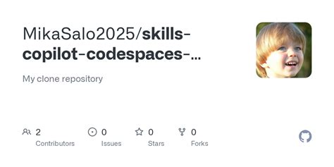 Github Mikasalo2025skills Copilot Codespaces Vscode My Clone Repository