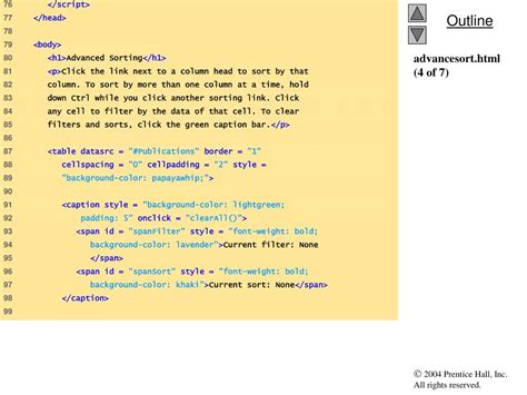 Ppt Chapter 16 Dynamic Html Data Binding With Tabular Data Control Powerpoint Presentation