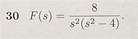 Solved Use Convolution Integral To Find Inverse Laplace