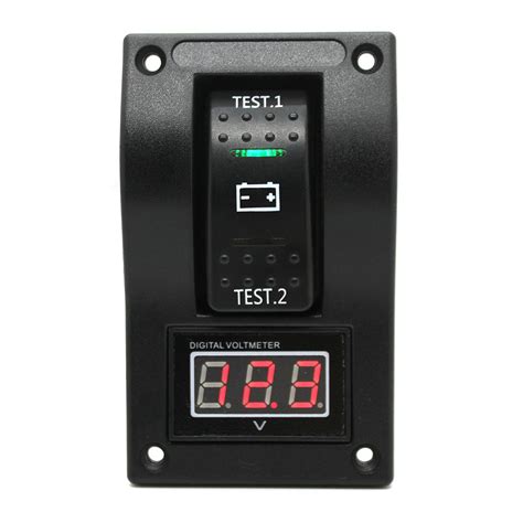 Buy 5 30v Digital Voltmeter Battery Test Panel Rocker Switch Dpdton