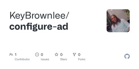 GitHub KeyBrownlee Configure Ad