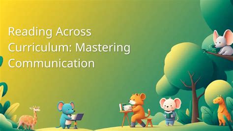 Reading Across Curriculum Mastering Communication