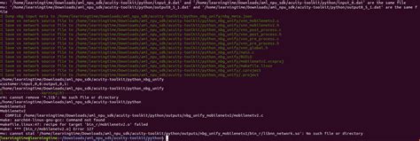 missing so file while converting the model using python api vim3