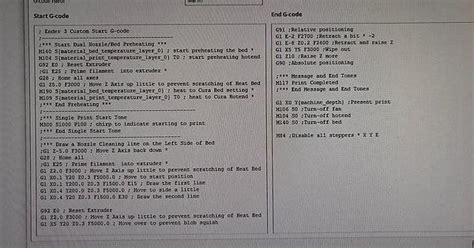 Issues With Extruder Gcode Commands Issue In Comments R3dprinting