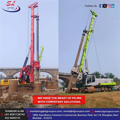 Rcc Piling Construction Work Service At ₹ 5500meter In Navi Mumbai
