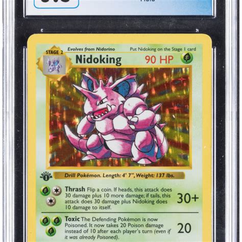 Nidoking Pokemon Card