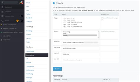Slack — Zammad Documentation