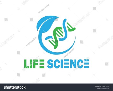 Life Science Logo Make Logo Stock Vector Royalty Free 2299073789