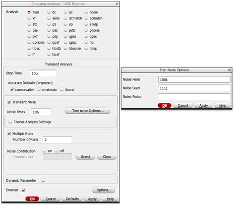 Resistor Noise Simulation By Transient Analysis Custom Ic Design