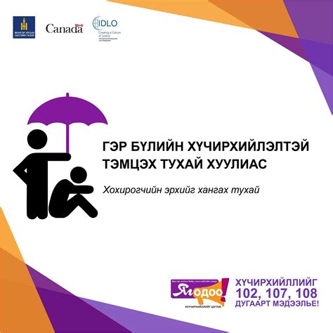 Гэр бүлийн хүчирхийлэлтэй тэмцэх тухай хуулийн ГБХТтХ хохирогчийн эрхийг хэрхэн хангах тухай