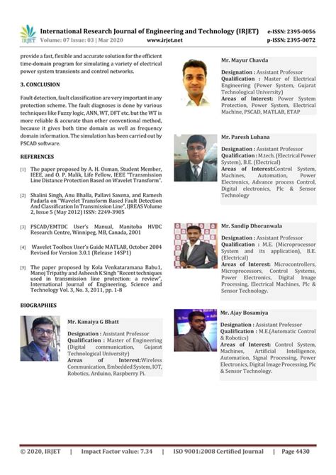 Irjet Transmission Line Fault Classification Using Dwt Pdf Power