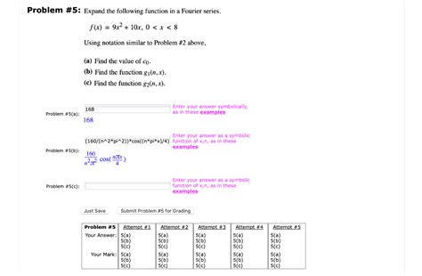 Solved Problem 5 Expand The Following Function In A Chegg Com