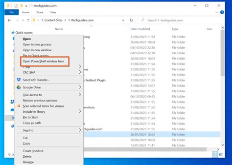 Open Windows Powershell In A Folder 3 Methods