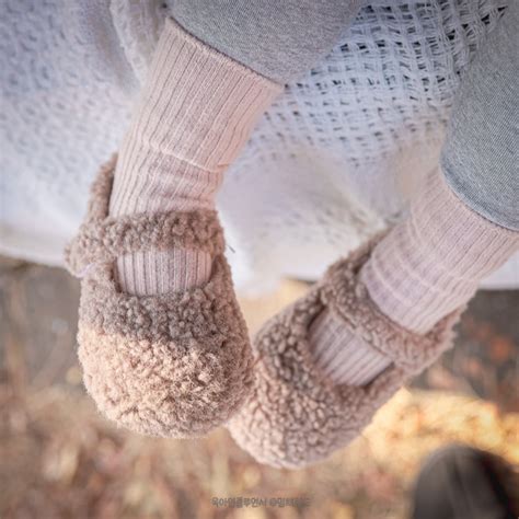 겨울 아기 신발 유아 뽀글이 털신발 사이즈 팁 네이버 블로그