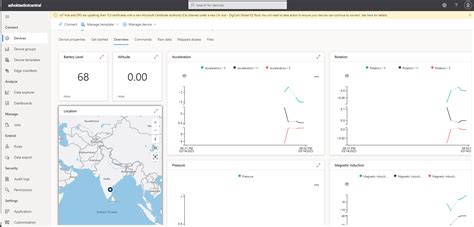 Azure Iot Plug And Play App On Android Phone Not Sharing Geolocation And Shows N A Stack Overflow