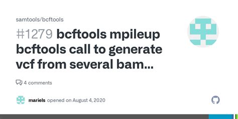 Bcftools Mpileup Bcftools Call To Generate Vcf From Several Bam Files