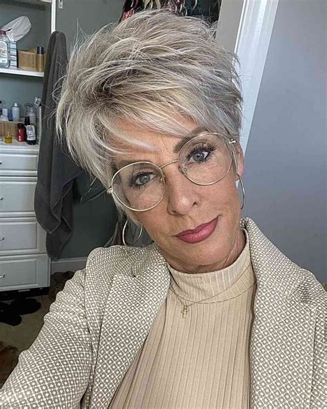 160 Short Hairstyles For Women Over 50 With Glasses Chic Pixie Cuts