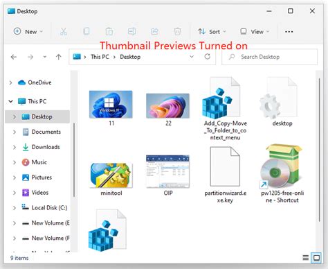 Thumbnails Windows Add Or Remove Thumbnail Previews Windows