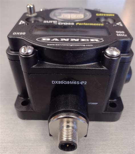 Banner Dx80 Wireless Gateway Node 900 Mhz Dx80g9m6s P2 17441 Autovation Surplus