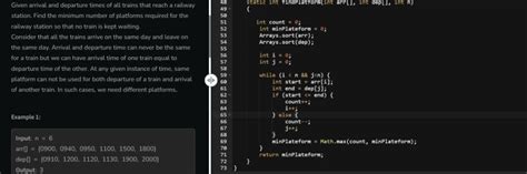 Leetcode How To Find The Right Platform For A Railway Station