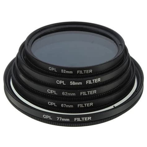 Cpl Filter 52mm 58mm 62mm 67mm 77mm Cpl Circular Polarizing Polarizer Lens Filter For Olympus