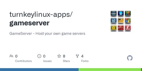 Github Turnkeylinux Appsgameserver Gameserver Host Your Own Game Servers