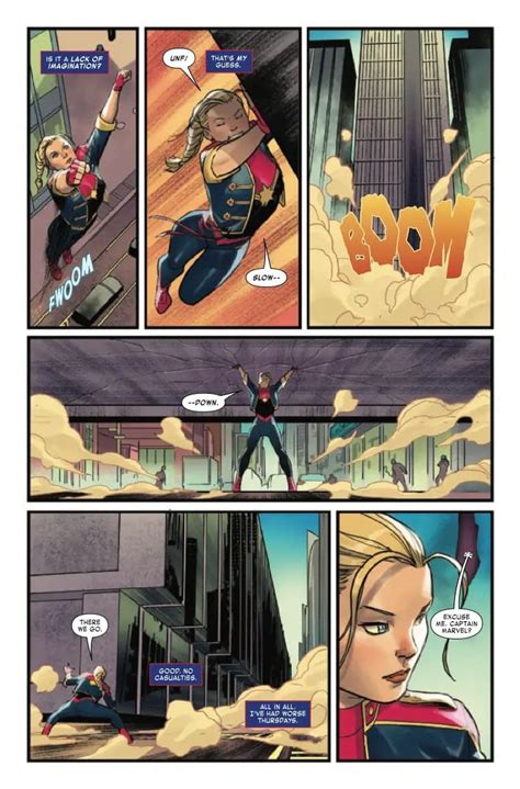 Captain Marvel 1 Preview Captain Marvel Gets A Glow Up