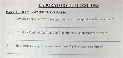 Solved Measure And Record The Amplitude Of Vpp Using A Chegg Com