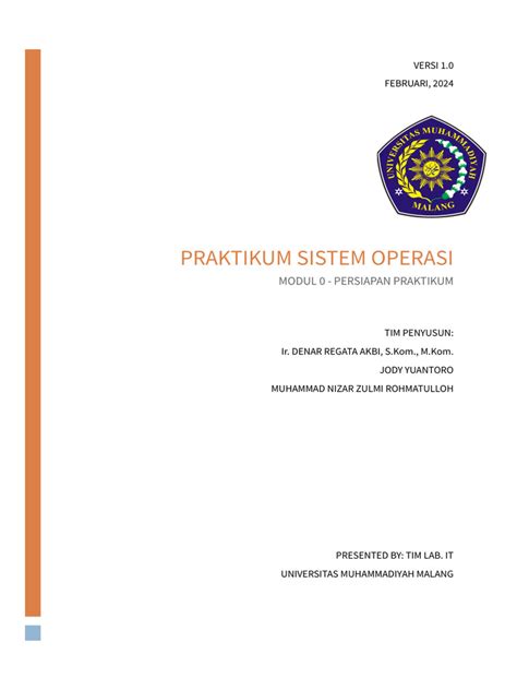 Modul 0 Persiapan Praktikum Pdf