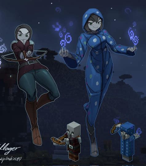 Minecraft Mob Girls Made By Ram Saku Rmoemorphism