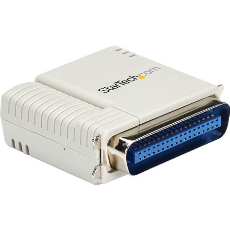 Startech Com 1 Port 10 100 Mbps Ethernet Parallel Network Print Serverconvert A Standard