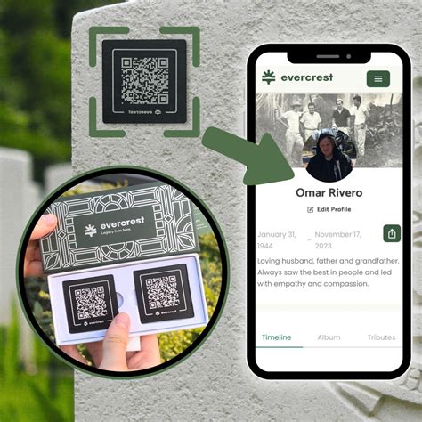 Free Digital Obituary Qr Code Memorial Support Digital Profile Creation Support Etsy