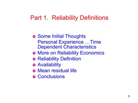 Fundamentals Of Reliability Engineering And Applications Part1of3 Pdf