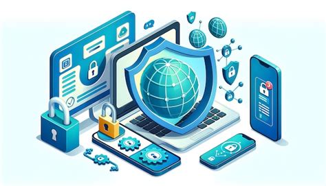 Premium Photo 3d Flat Vector As Shield And Lock Icon Representing Data Protection Concept As