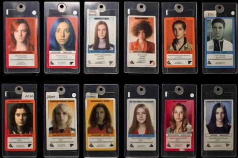 Premium Ai Image Closeups Of Student Id Cards And Badges Back To School