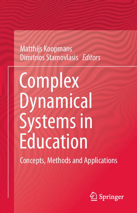 Pdf Complex Dynamical Systems In Education Concepts Methods And Applications