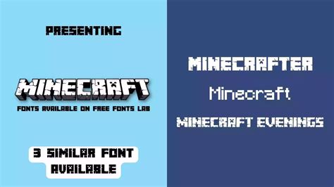 Minecraft Font Download Free Free Fonts Lab