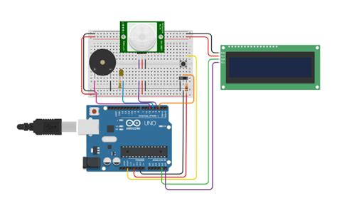 Circuit Design Sensor De Movimento Com Alarme Arduino Tinkercad
